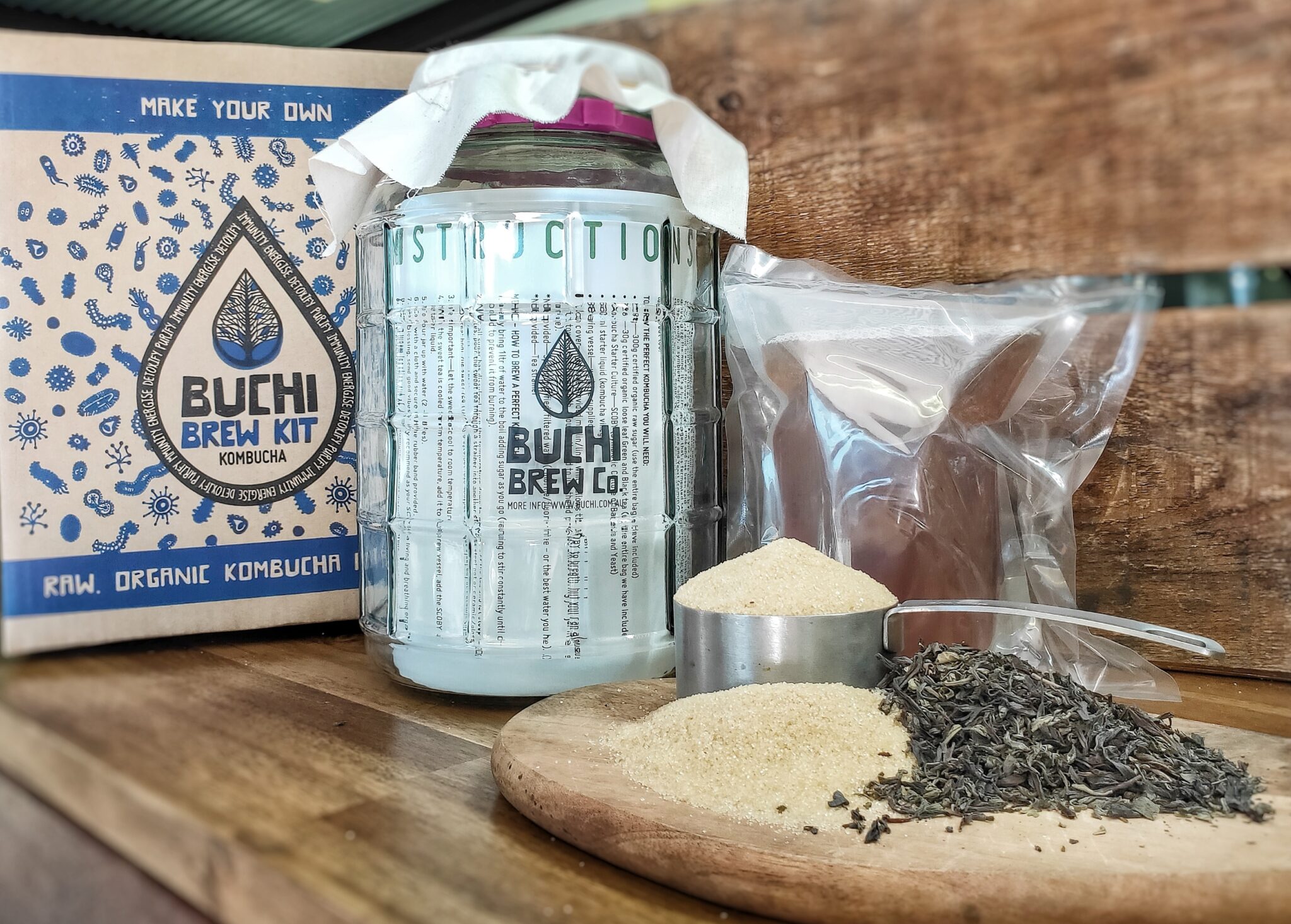 Kombucha Home Brew Kit - Buchi Kombucha